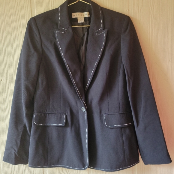 Apostrophe | Jackets & Coats | Apostrophe Black Womens Blazer With ...